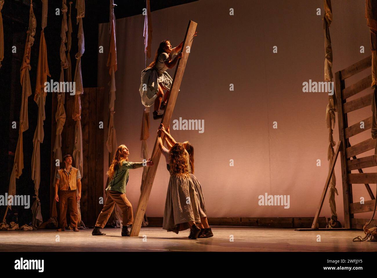 London UK, 31st January 2024. The cast of Ockham's Razor's Tess - a ...