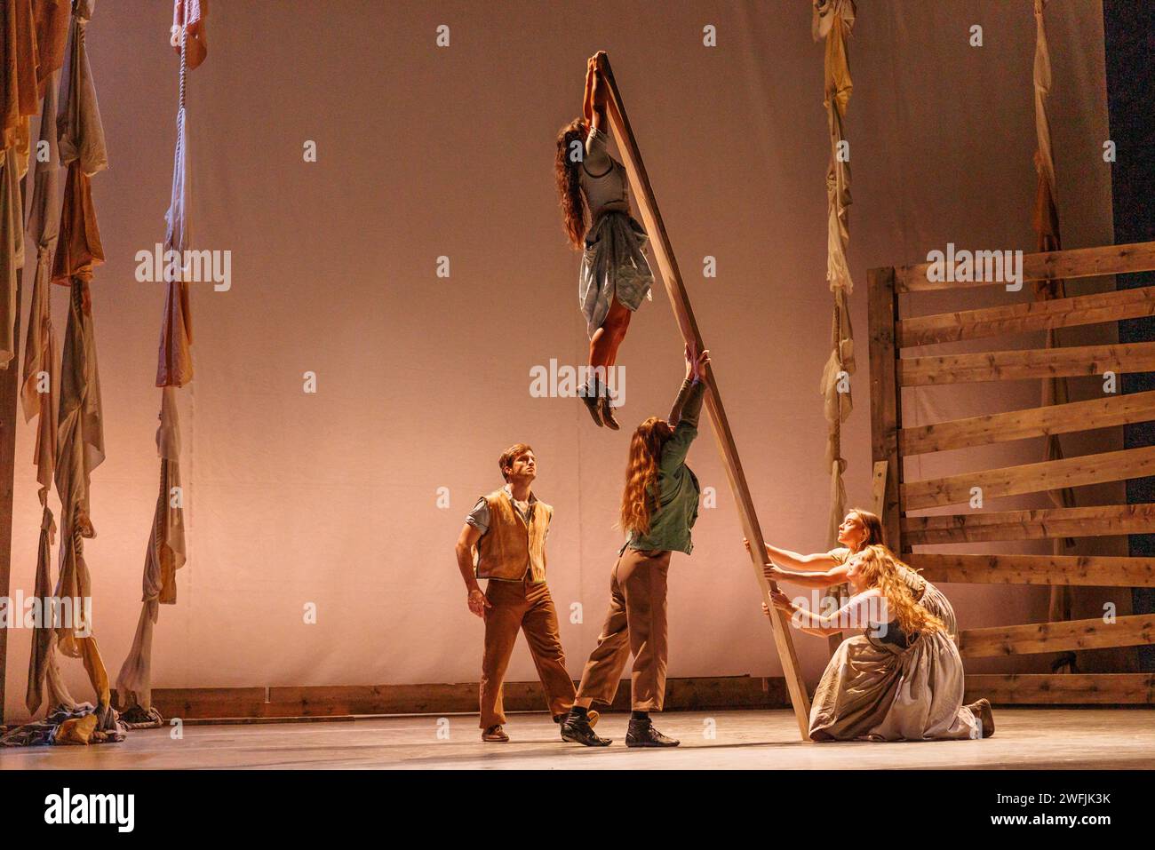 London UK, 31st January 2024. The cast of Ockham's Razor's Tess - a ...