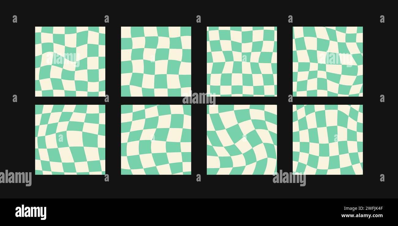 Set of vector patterns. Funky hippie mesh patterns Stock Vector Image ...