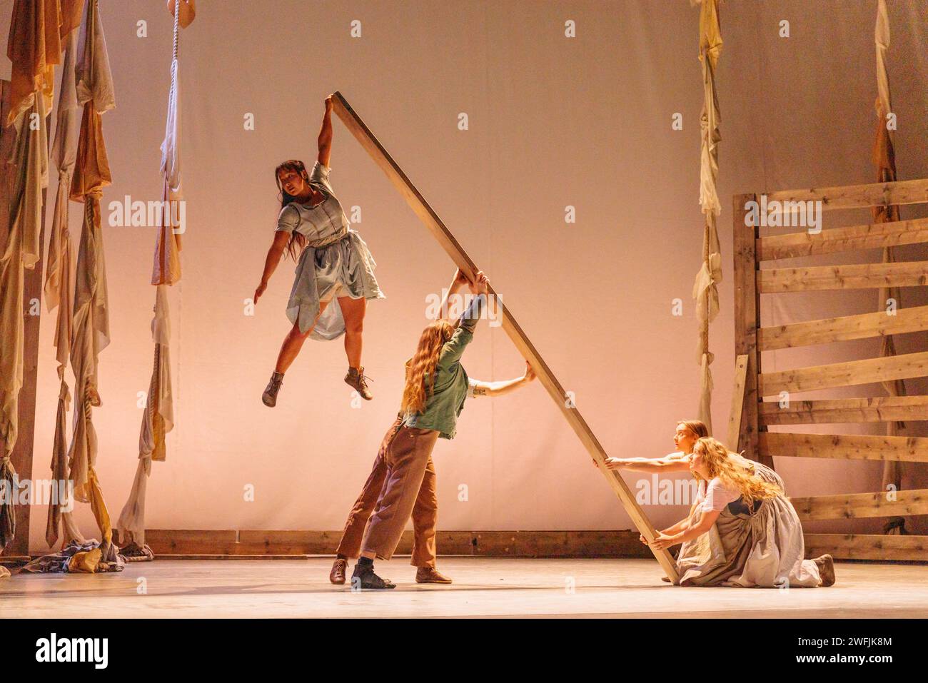 London UK, 31st January 2024. The cast of Ockham's Razor's Tess - a ...