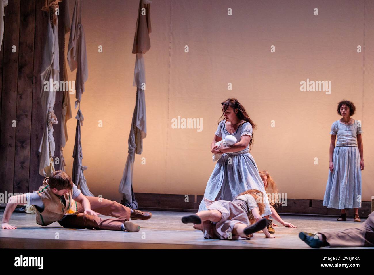 London UK, 31st January 2024. The cast of Ockham's Razor's Tess - a ...