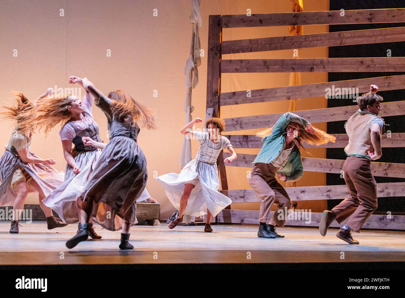 London UK, 31st January 2024. The cast of Ockham's Razor's Tess - a ...