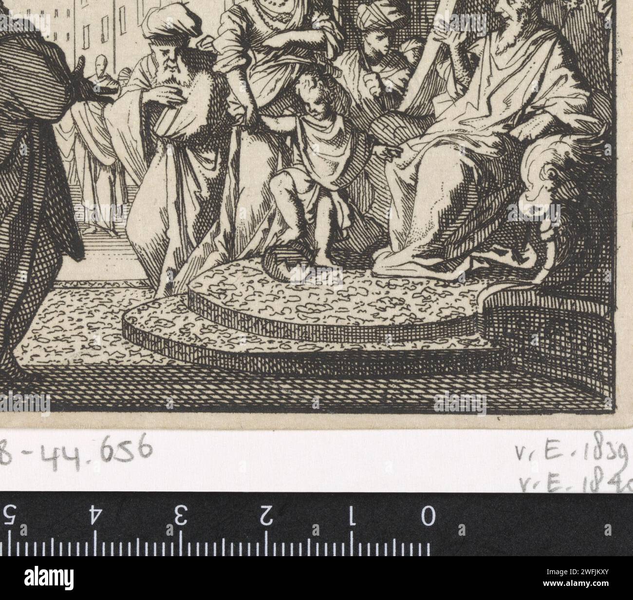 Moses and the Crown of Pharaoh, Caspar Luyken, 1698 print Amsterdam ...