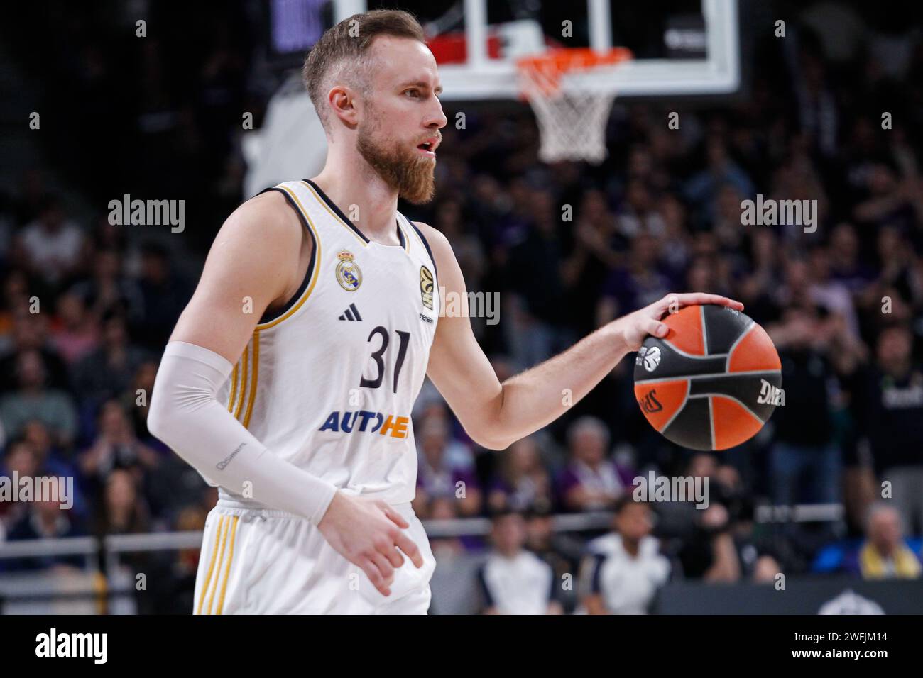Dzanan Musa of Real Madrid during the Turkish Airlines EuroLeague ...