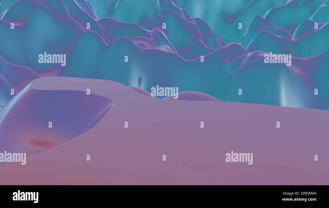 Vibrational waves of abstract forms representing the resonance achieved ...