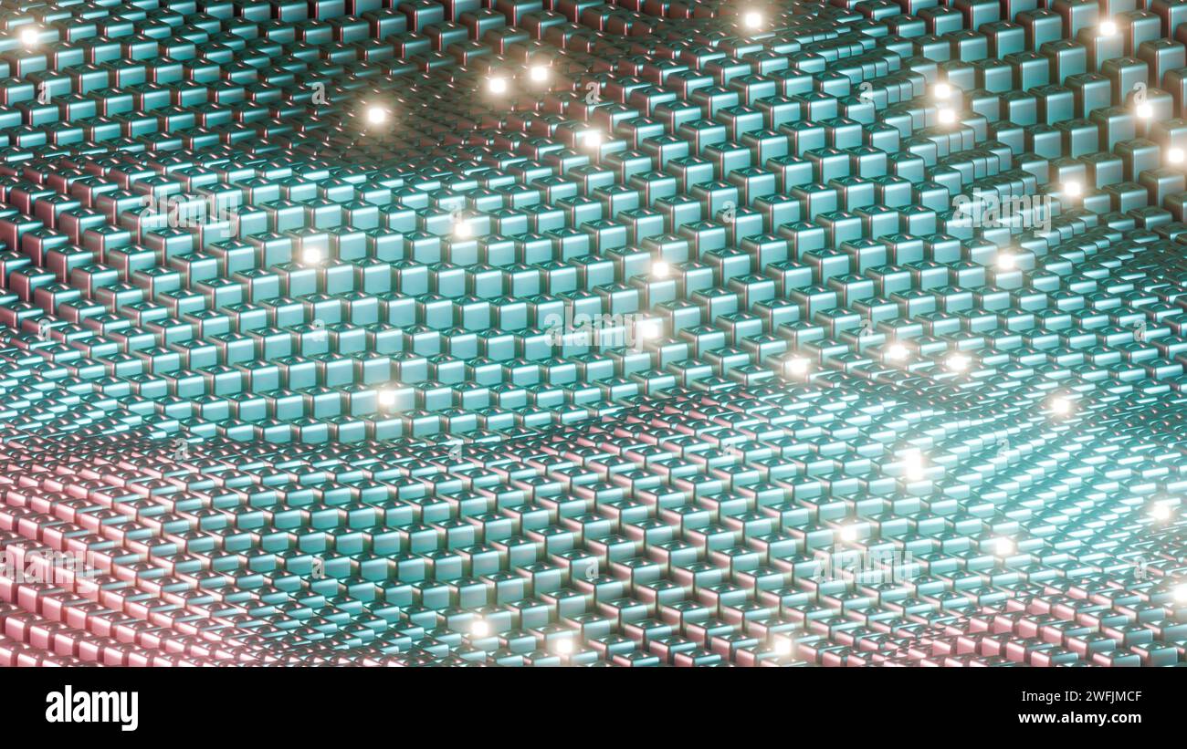 An interpretation of quantum fluctuations, depicted as a dynamic, ever ...