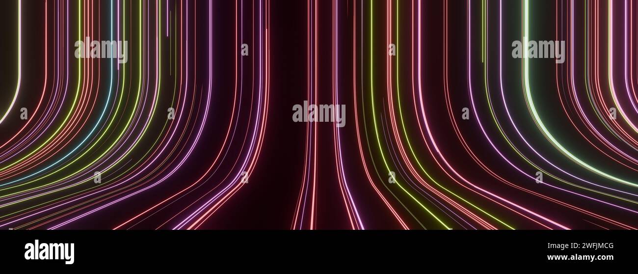 Dynamic abstract lines creating a fluid, modern visual, perfect for ...