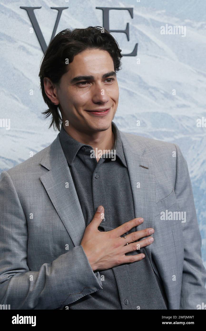 December 14, 2023, Madrid, Madrid, Spain: The Uruguayan actor, Enzo ...