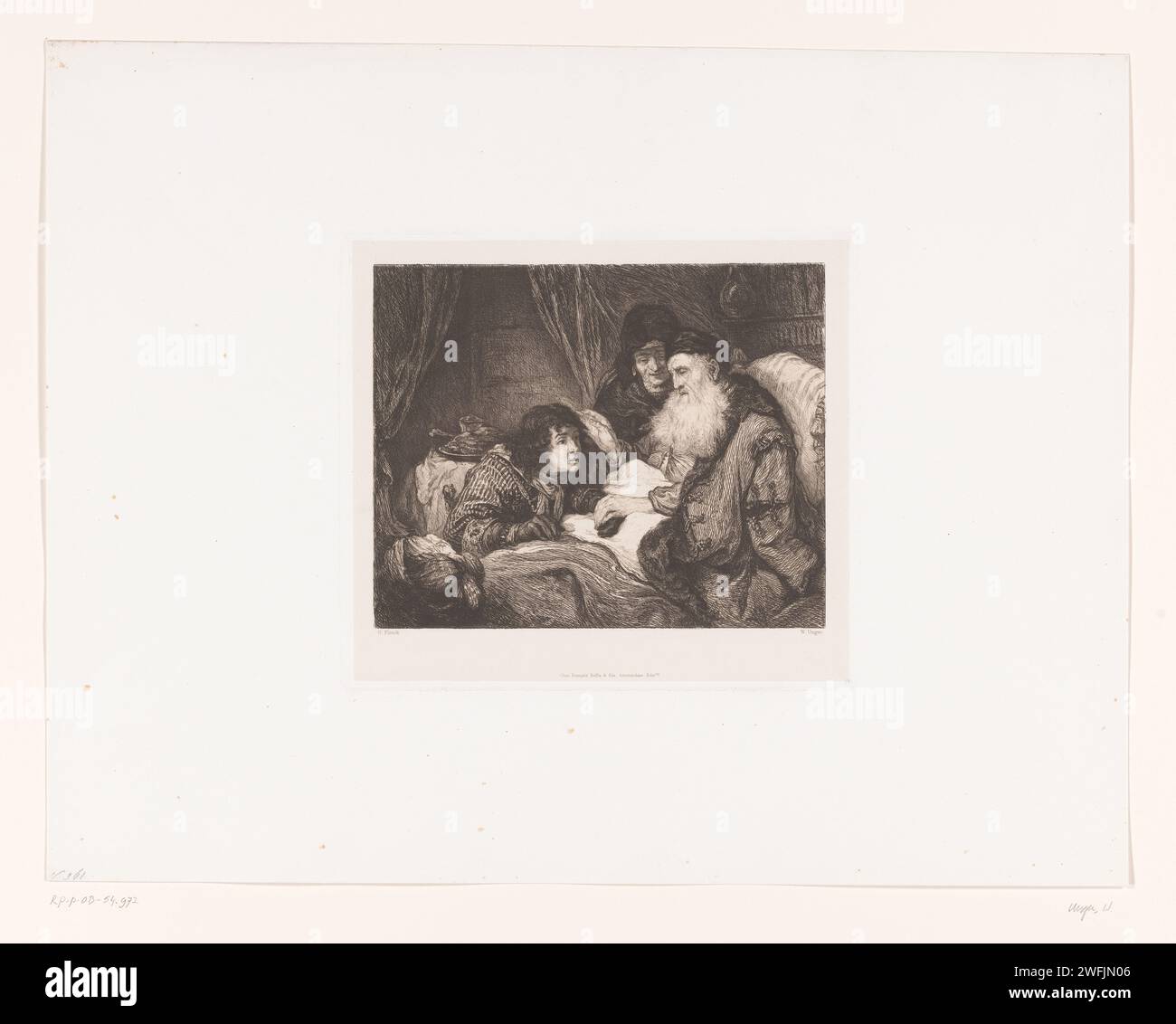 Jacob blesses isaak hi-res stock photography and images - Alamy