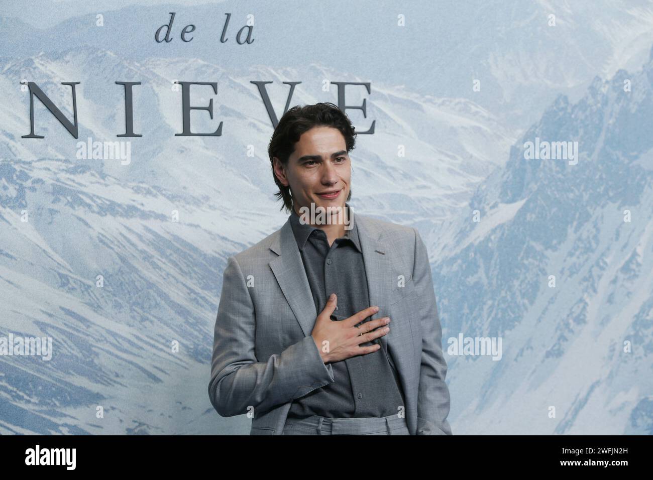 December 14, 2023, Madrid, Madrid, Spain: The Uruguayan actor, Enzo ...