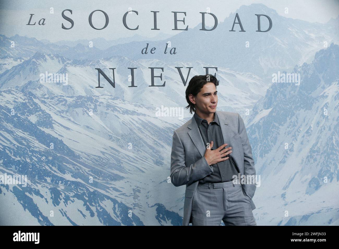 December 14, 2023, Madrid, Madrid, Spain: The Uruguayan actor, Enzo ...