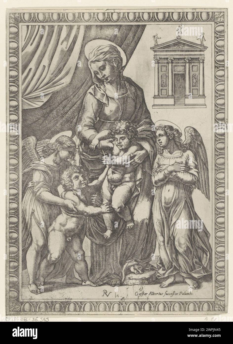 Maria with Kind and the young Johannes de Boper, Anonymous, After ...