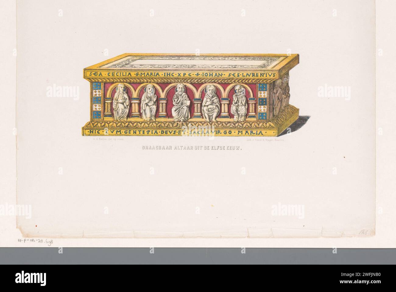 Portable altar from the eleventh century, David van der Kellen (1827 ...