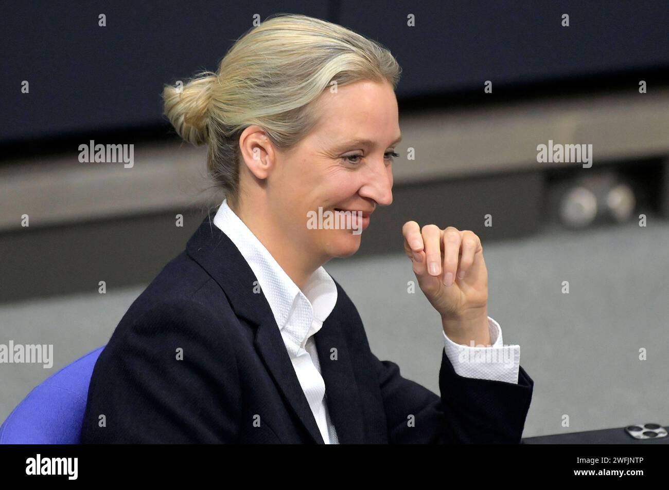 Alice Weidel in der 150. Sitzung des Deutschen Bundestages im ...