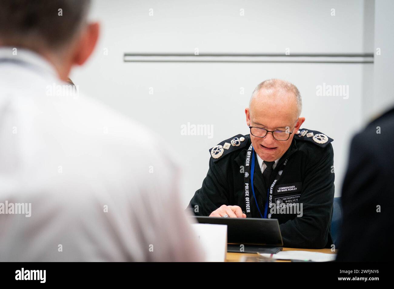 Metropolitan Police Commissioner Sir Mark Rowley attends the National ...