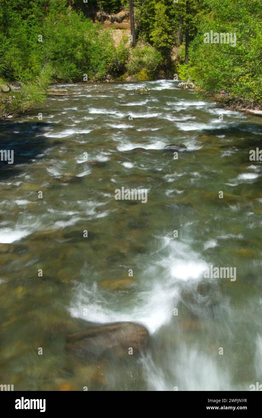 North Santiam River, West Cascades Scenic Byway, Willamette National ...