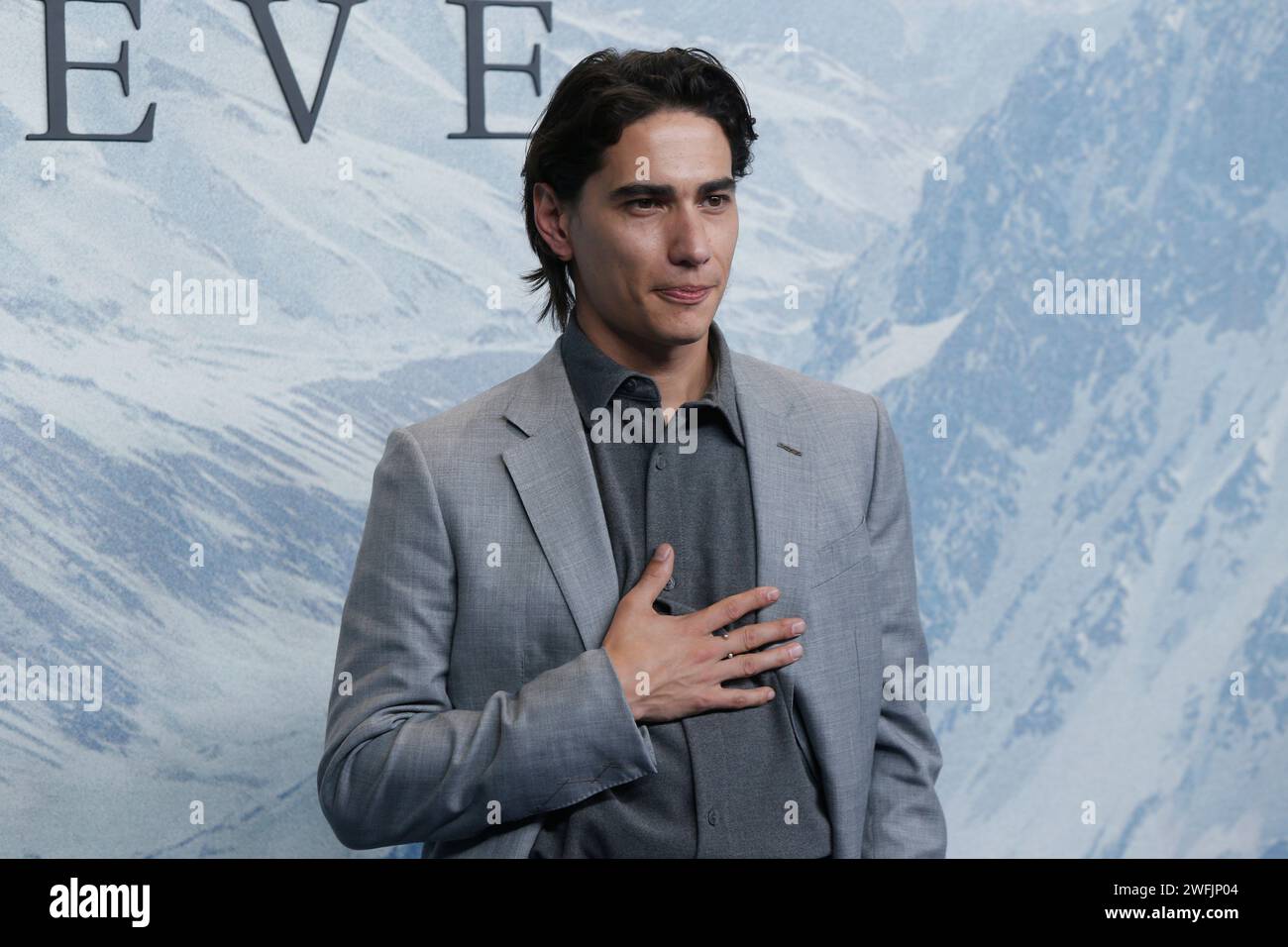 December 14, 2023, Madrid, Madrid, Spain: The Uruguayan actor, Enzo ...