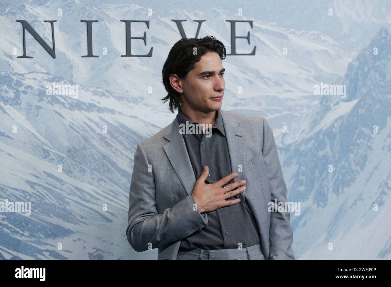 December 14, 2023, Madrid, Madrid, Spain: The Uruguayan actor, Enzo ...