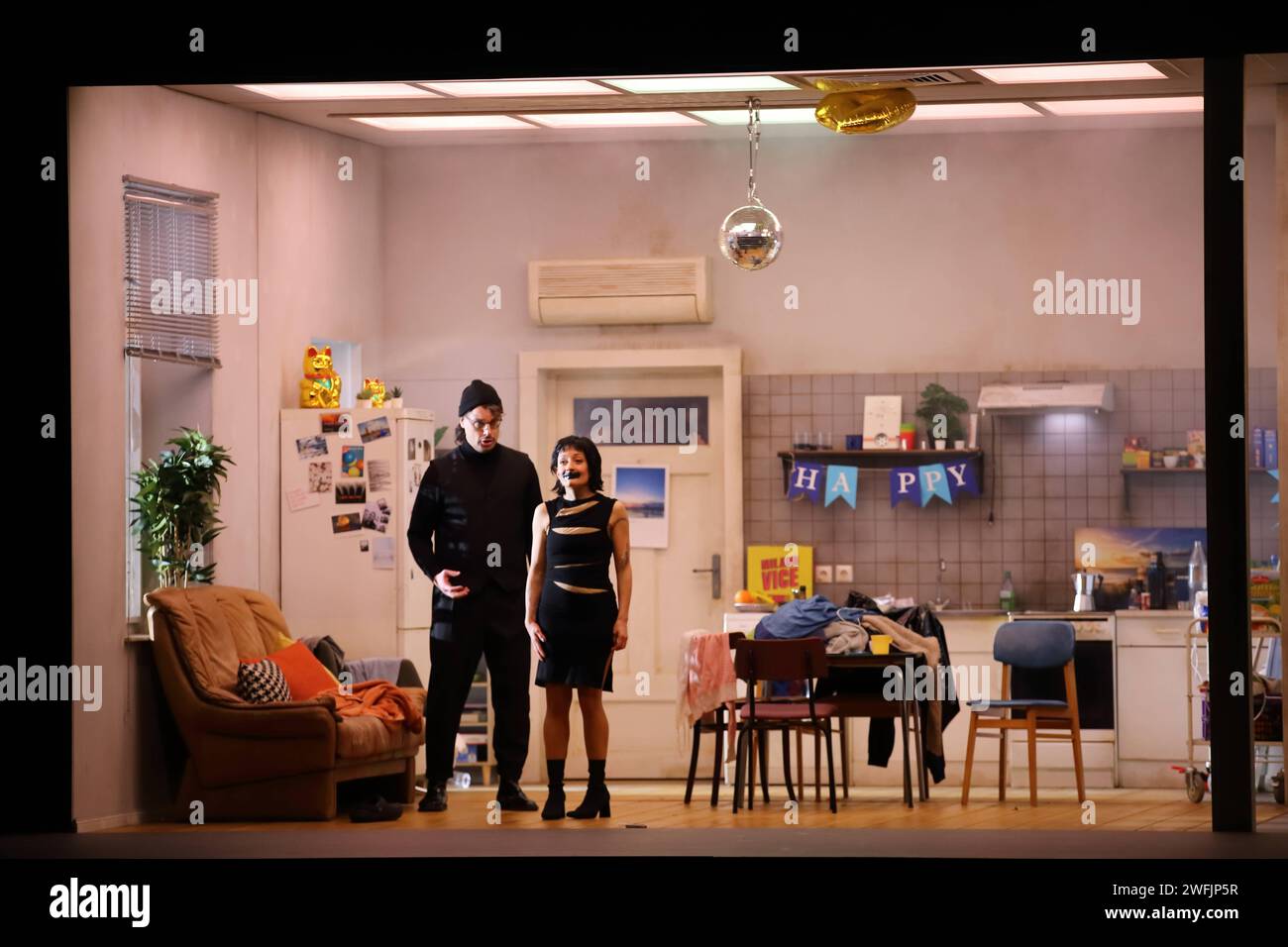 Pavel Cernoch als Prinz und Christiane Karg als Rusalka während der ...