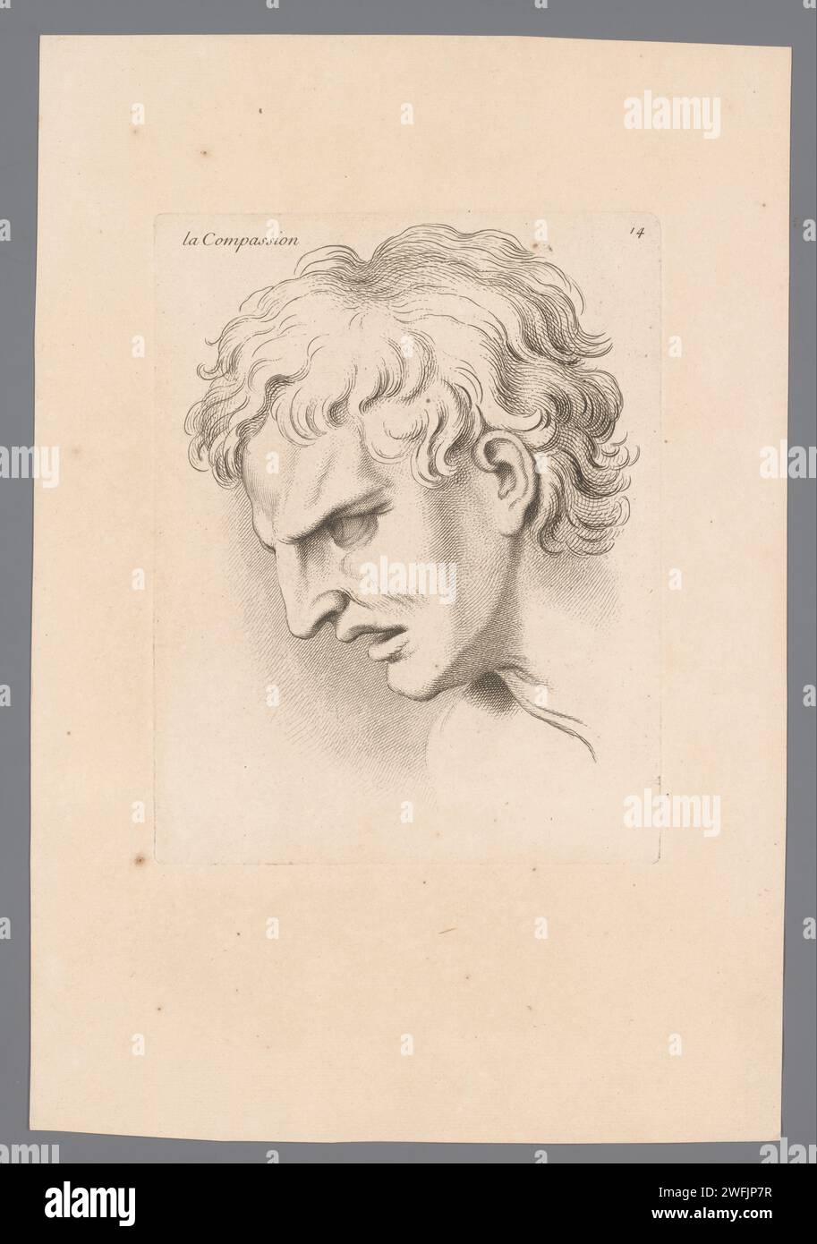 MEDEDOGEN, Jean Audran, After Charles Le Brun, 1727 print Paris paper ...