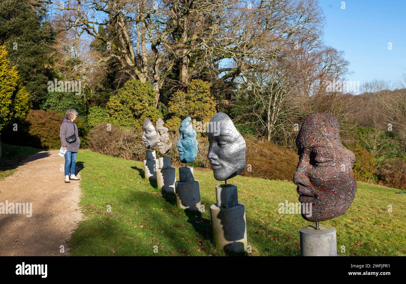Leonardslee sculpture trail hi-res stock photography and images - Alamy
