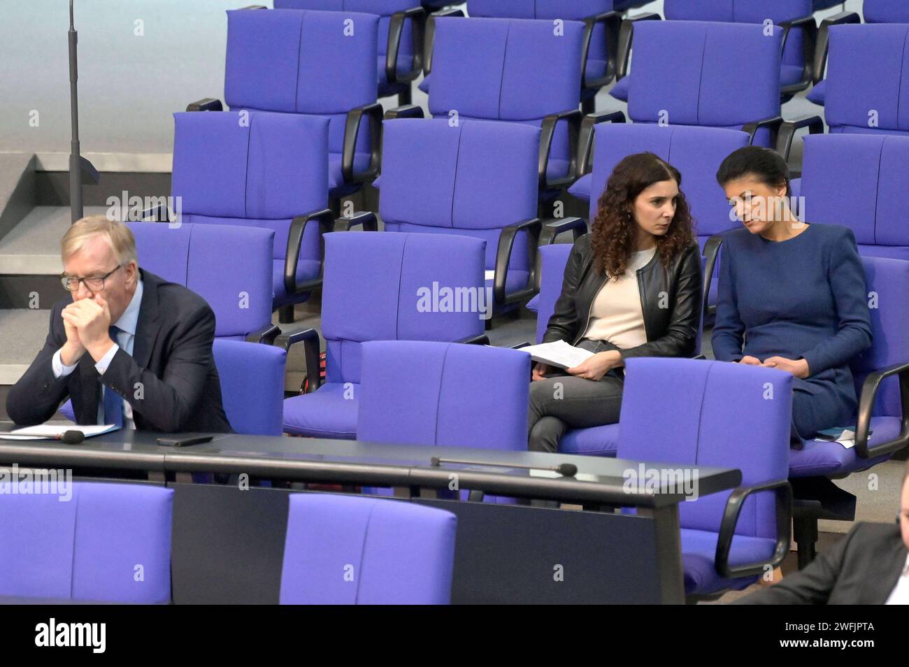 Dietmar Bartsch, Jessica Tatti und Sahra Wagenknecht in der 150 ...