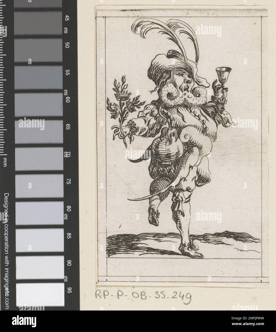 January, 1633 - 1643 print Personification of the month of January. A ...