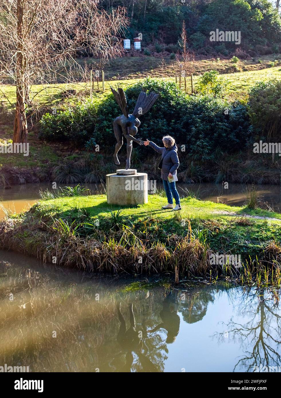 Leonardslee gardens and sculpture park hi-res stock photography and ...