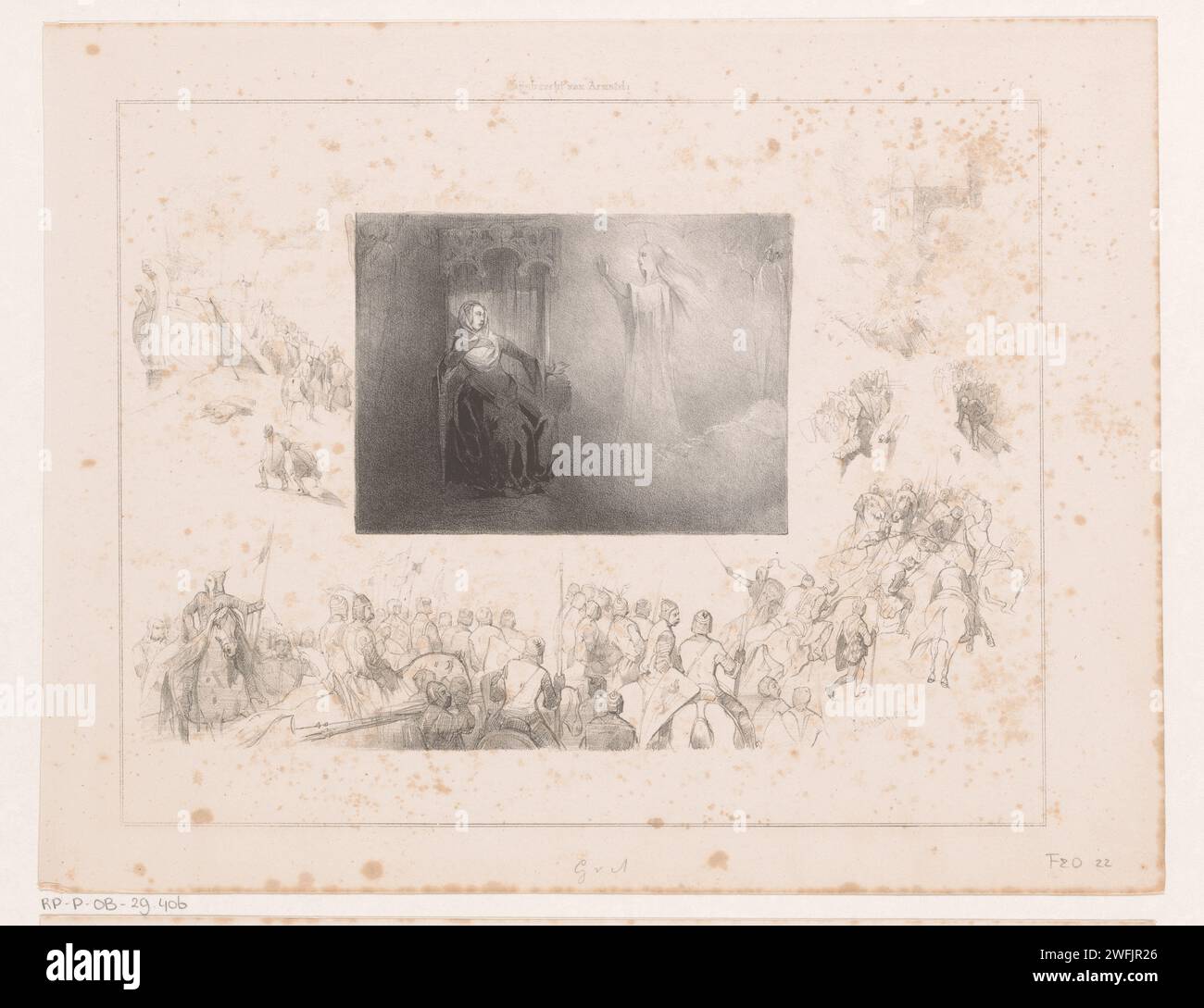 Engel appears to wife, Charles Rochussen, in or before 1841 print An ...