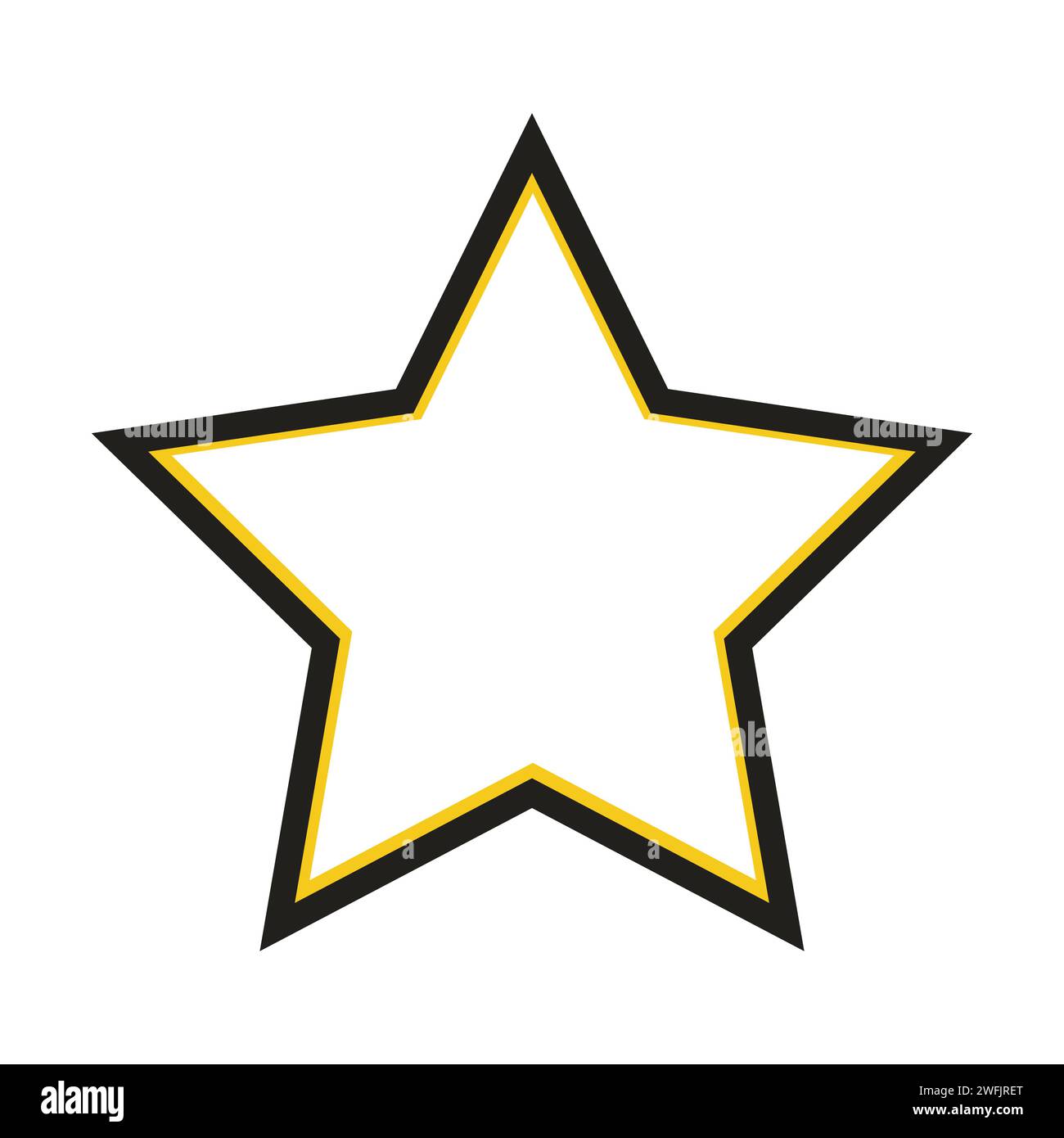 Yellow star icon hi-res stock photography and images - Alamy