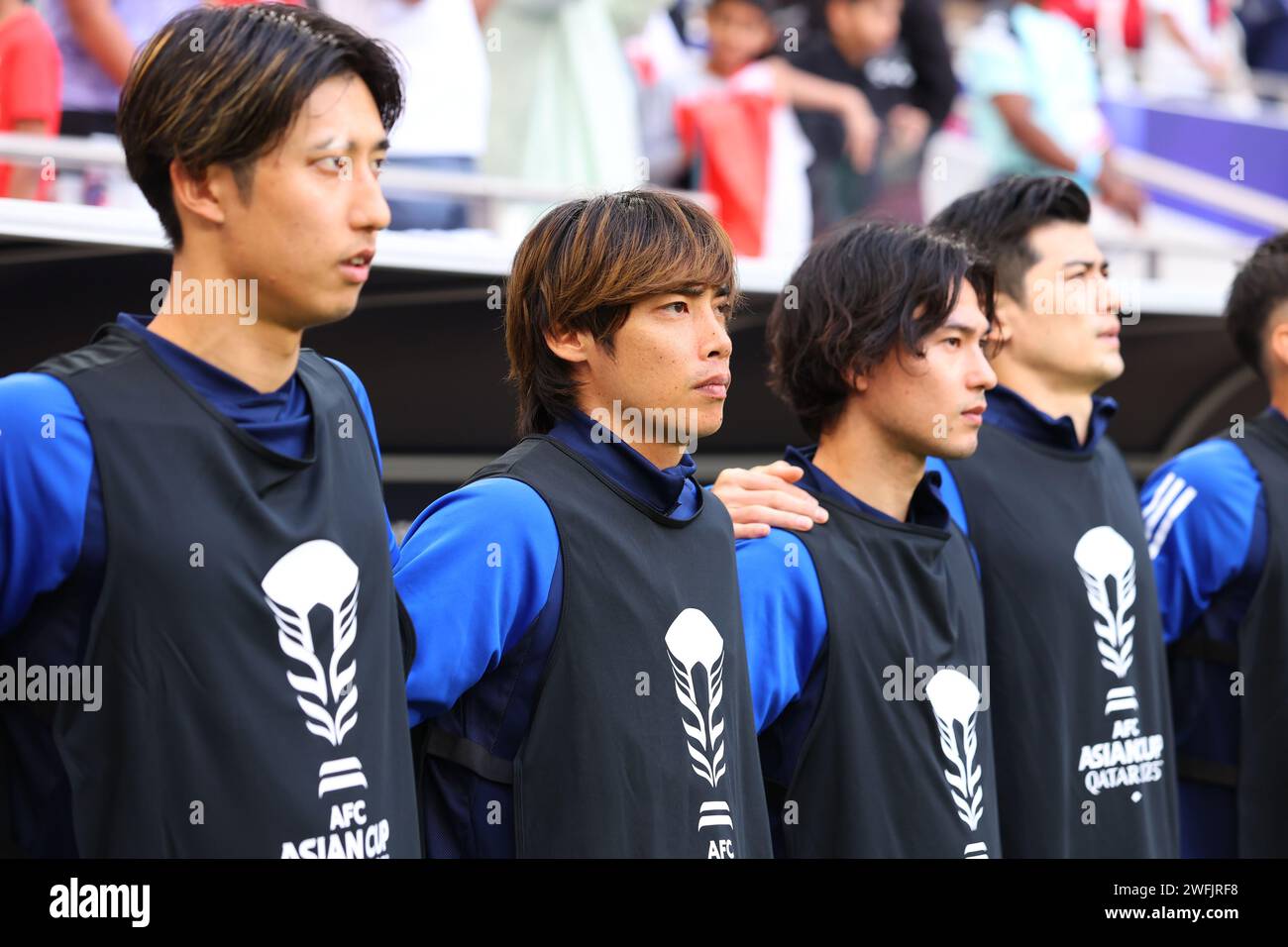 Doha, Qatar. 31st Jan, 2024. Junya Ito (JPN) Football/Soccer : AFC Asian Cup Qatar 2023 Round of ...