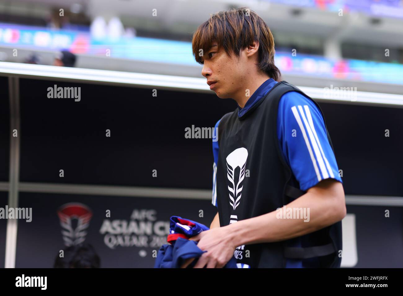 Doha, Qatar. 31st Jan, 2024. Junya Ito (JPN) Football/Soccer : AFC Asian Cup Qatar 2023 Round of ...