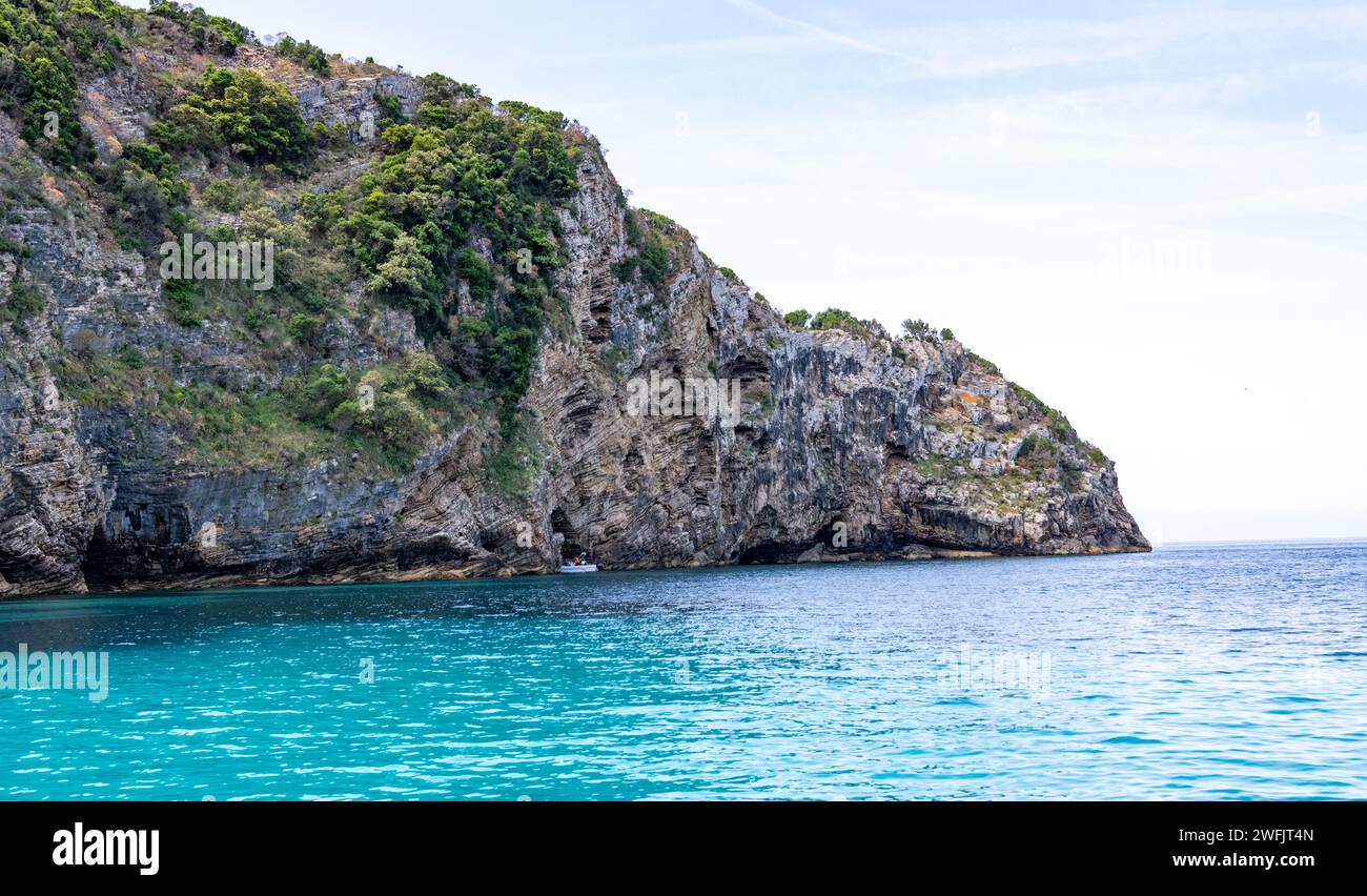 Picturesque Limestone Cliffs and Ridges on Scenic Western shores of ...