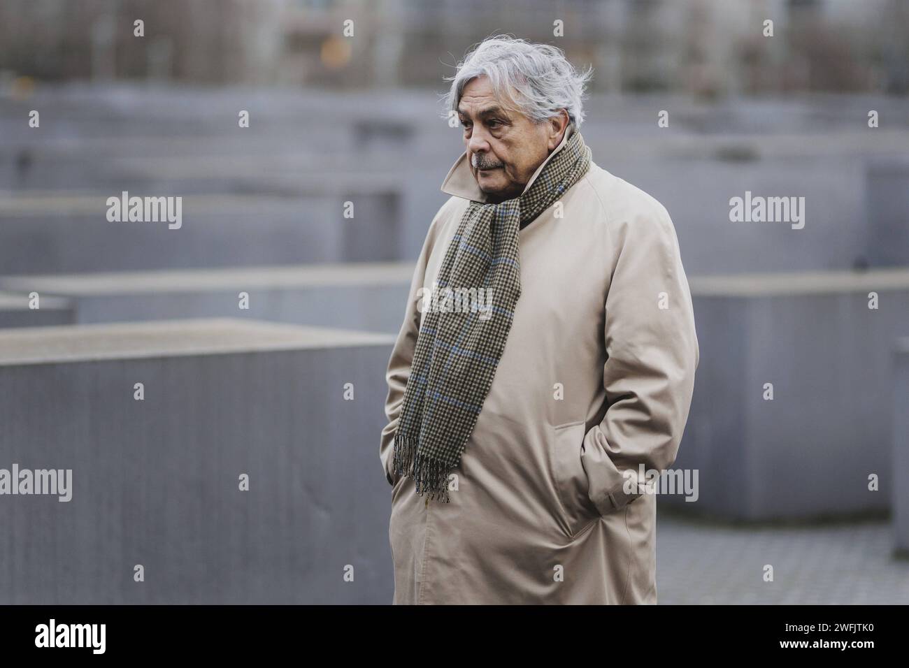 Christian Pfeil, Zeitzeuge und Holocaust-Ueberlebender, aufgenommen im ...