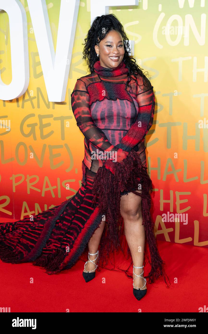 Zuri Marley poses for photographers upon arrival at the premiere of the ...