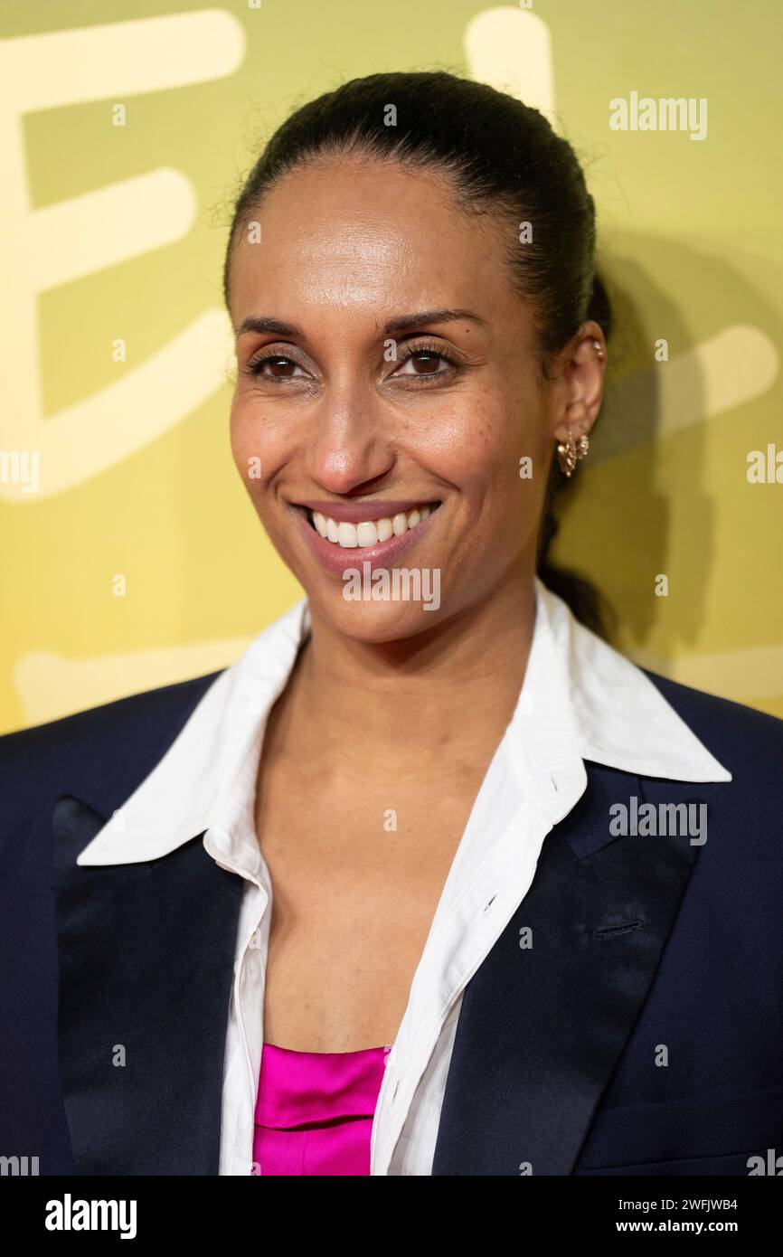 Chioma Nnadi poses for photographers upon arrival at the premiere of ...