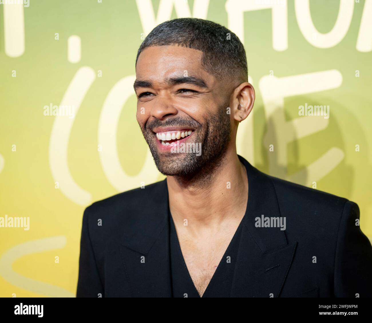 Kingsley Ben-Adir poses for photographers upon arrival at the premiere ...