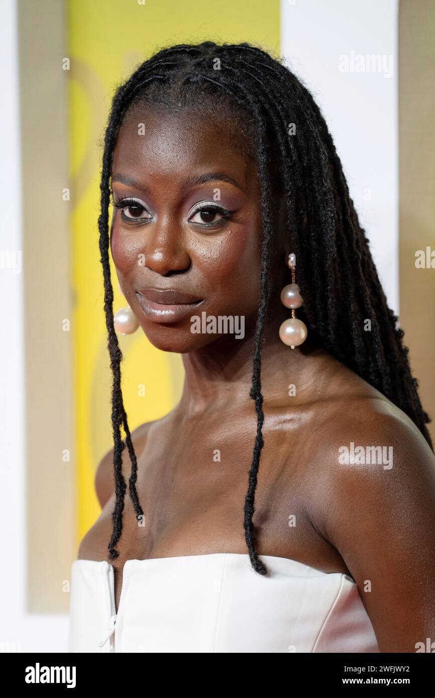 Nia Ashi poses for photographers upon arrival at the premiere of the ...