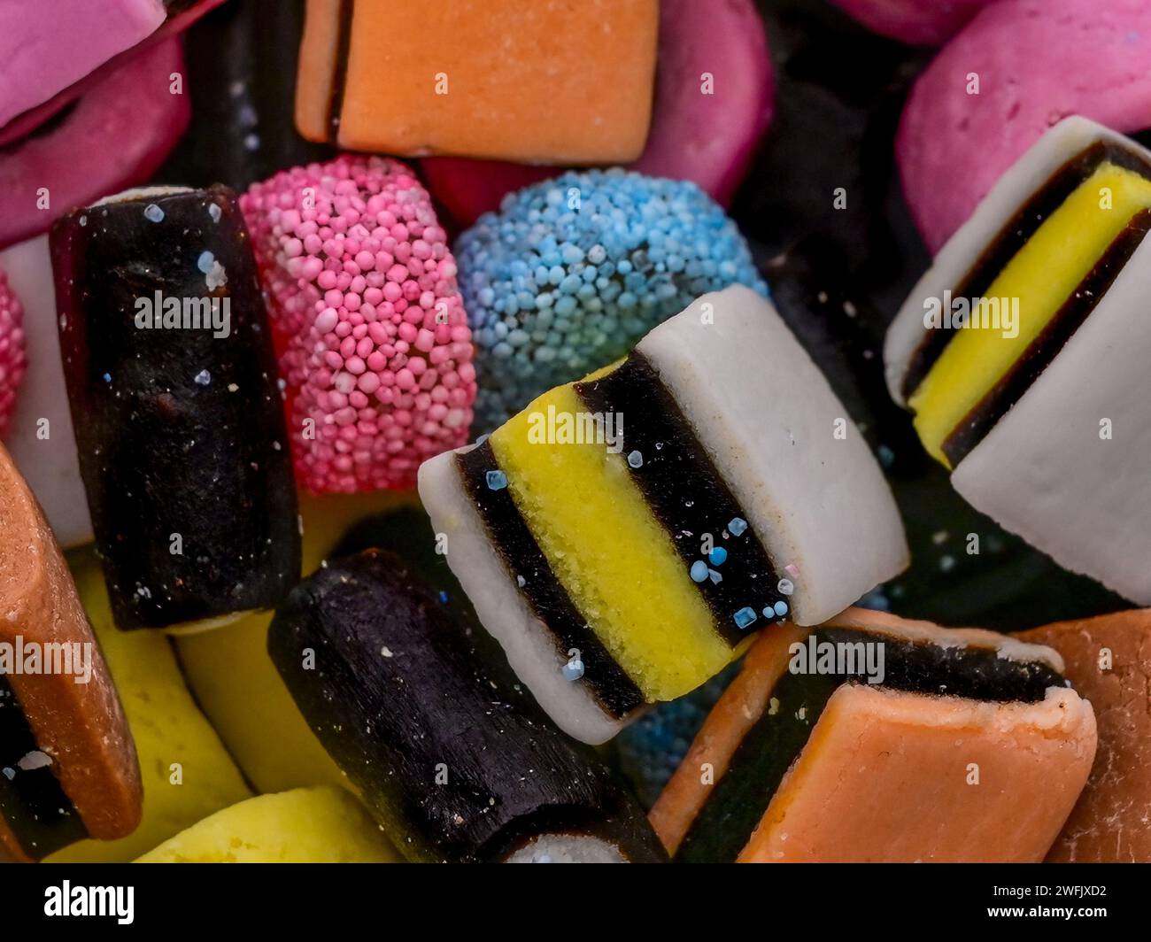 Liquorice allsorts traditional sweets hi-res stock photography and ...