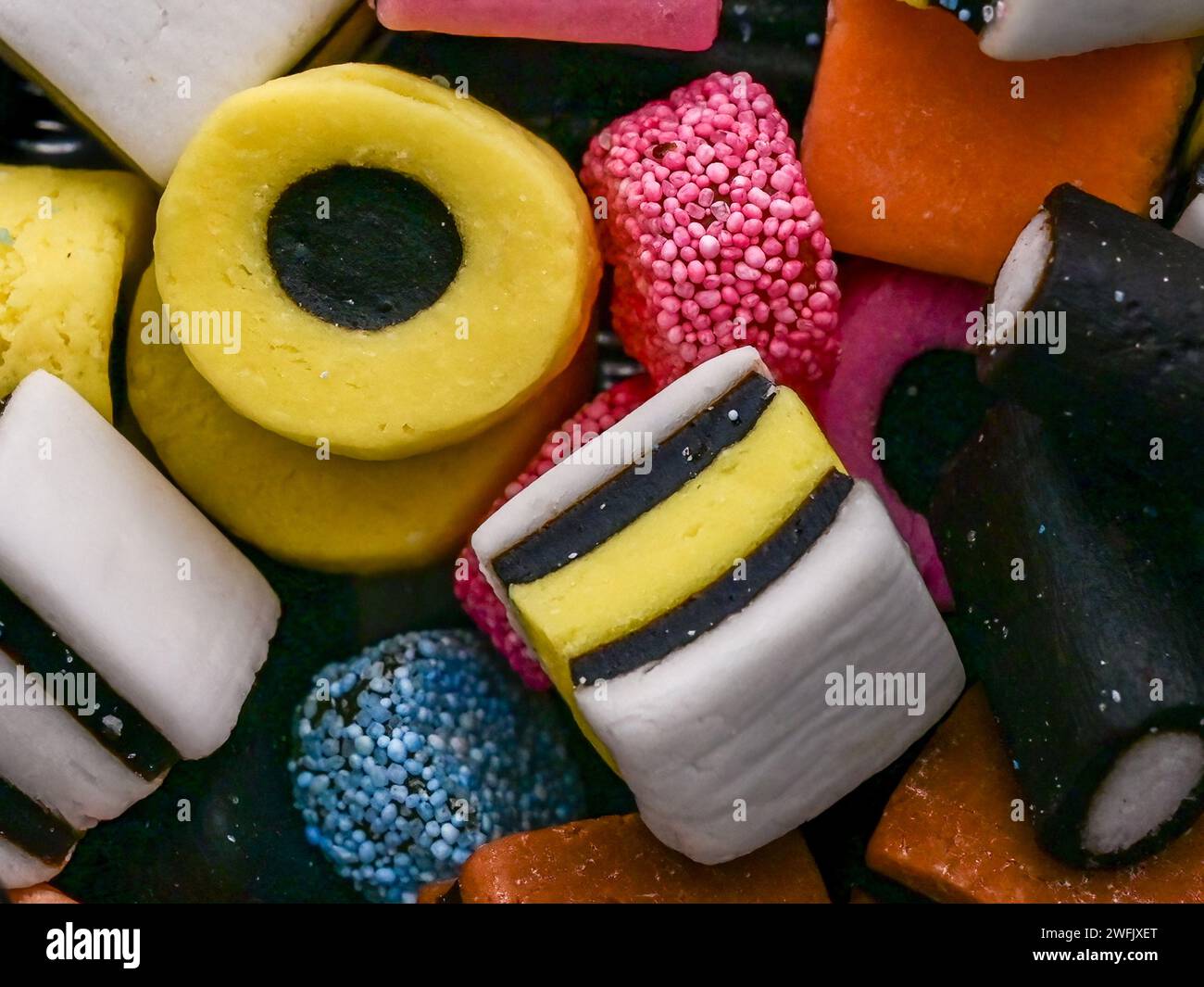Liquorice allsorts traditional sweets hi-res stock photography and ...