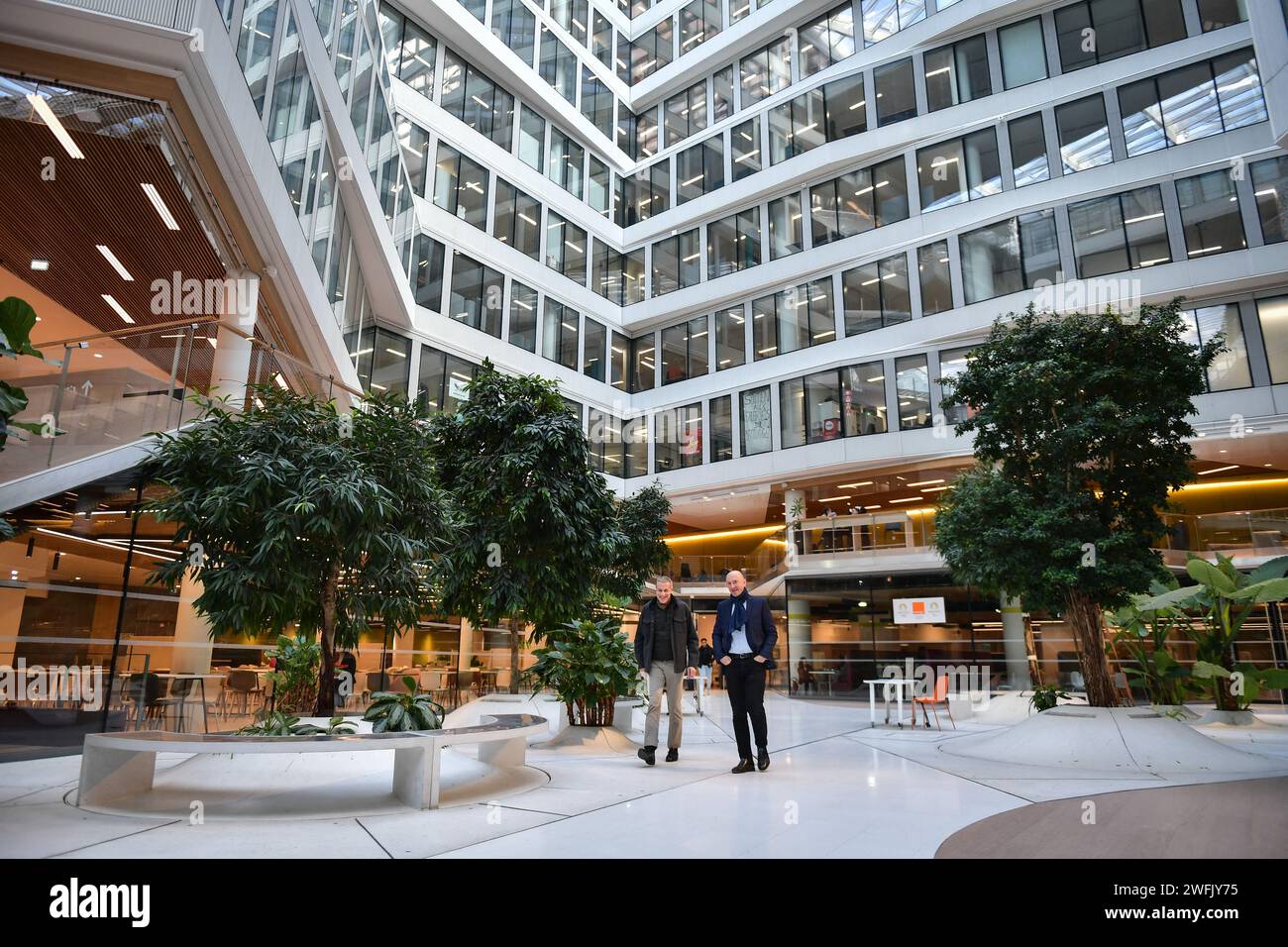 Issy Les Moulineaux, France. 31st Jan, 2024. This photograph shows the ...