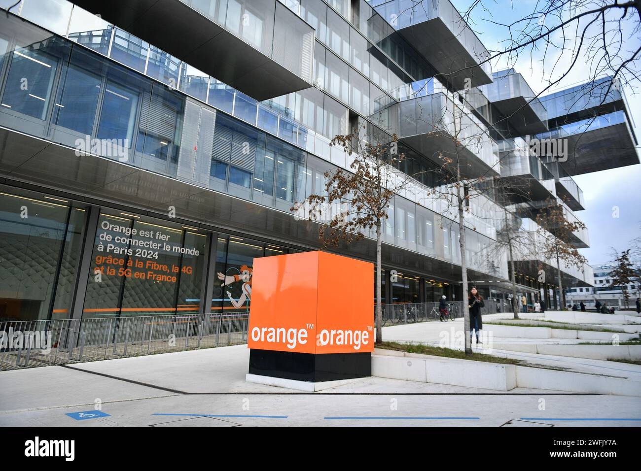 Issy Les Moulineaux, France. 31st Jan, 2024. This photograph shows the ...