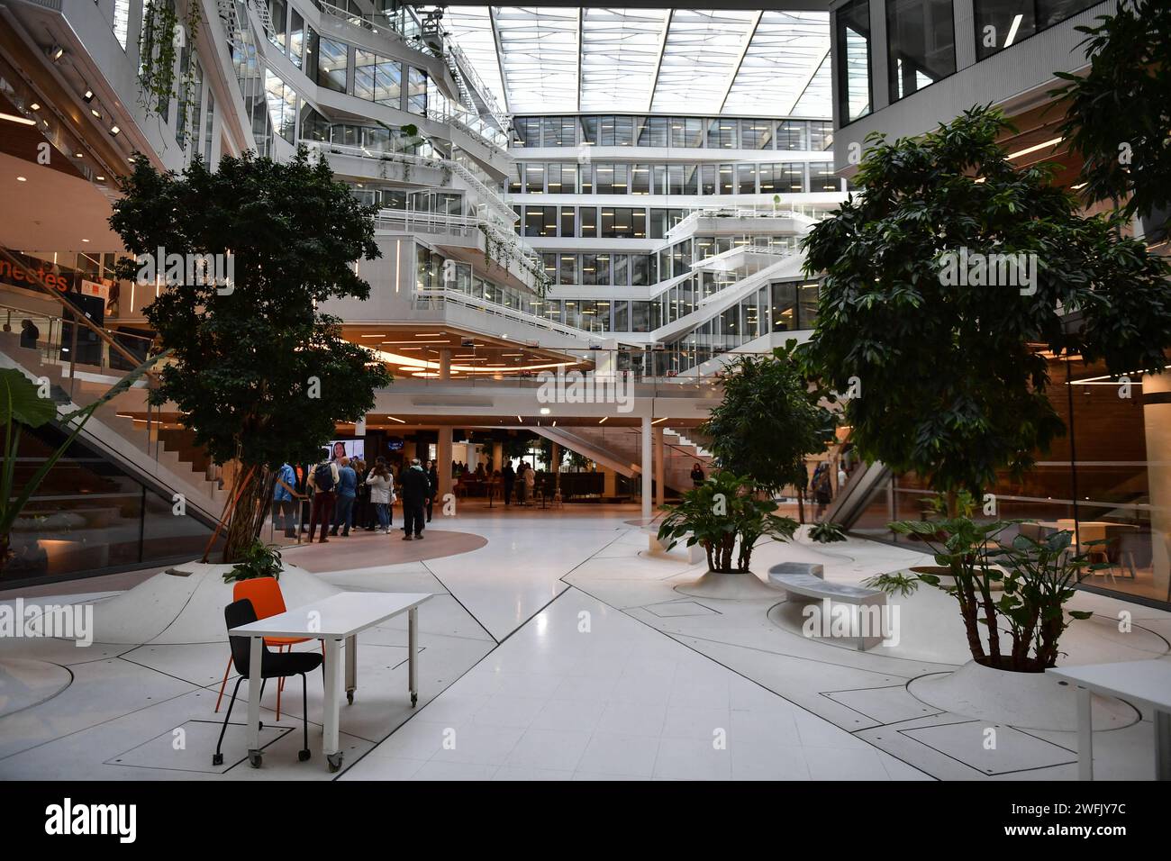 Issy Les Moulineaux, France. 31st Jan, 2024. This photograph shows the ...