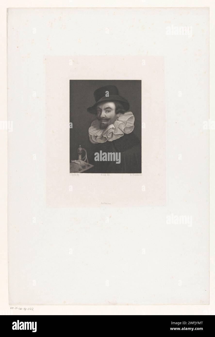 Portret Van Schilder Lionello Spada, A. Rossena, After E. Lapi, After ...