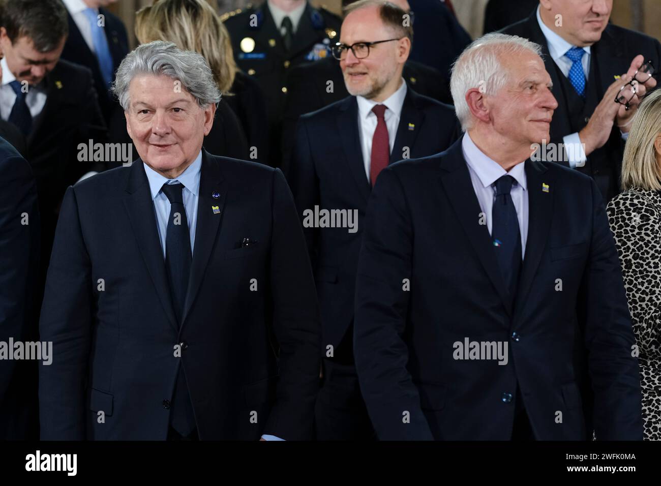 Brussels, Belgium. 31st Jan, 2024. European Commissioner Thierry BRETON ...