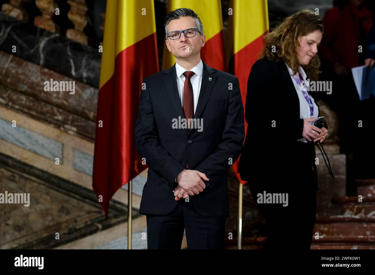 Marjan Sarec, Defense Minister prior the family photo during the ...