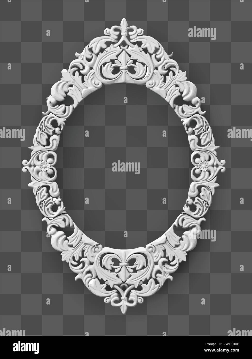 Carved white marble window Stock Vector Images - Alamy