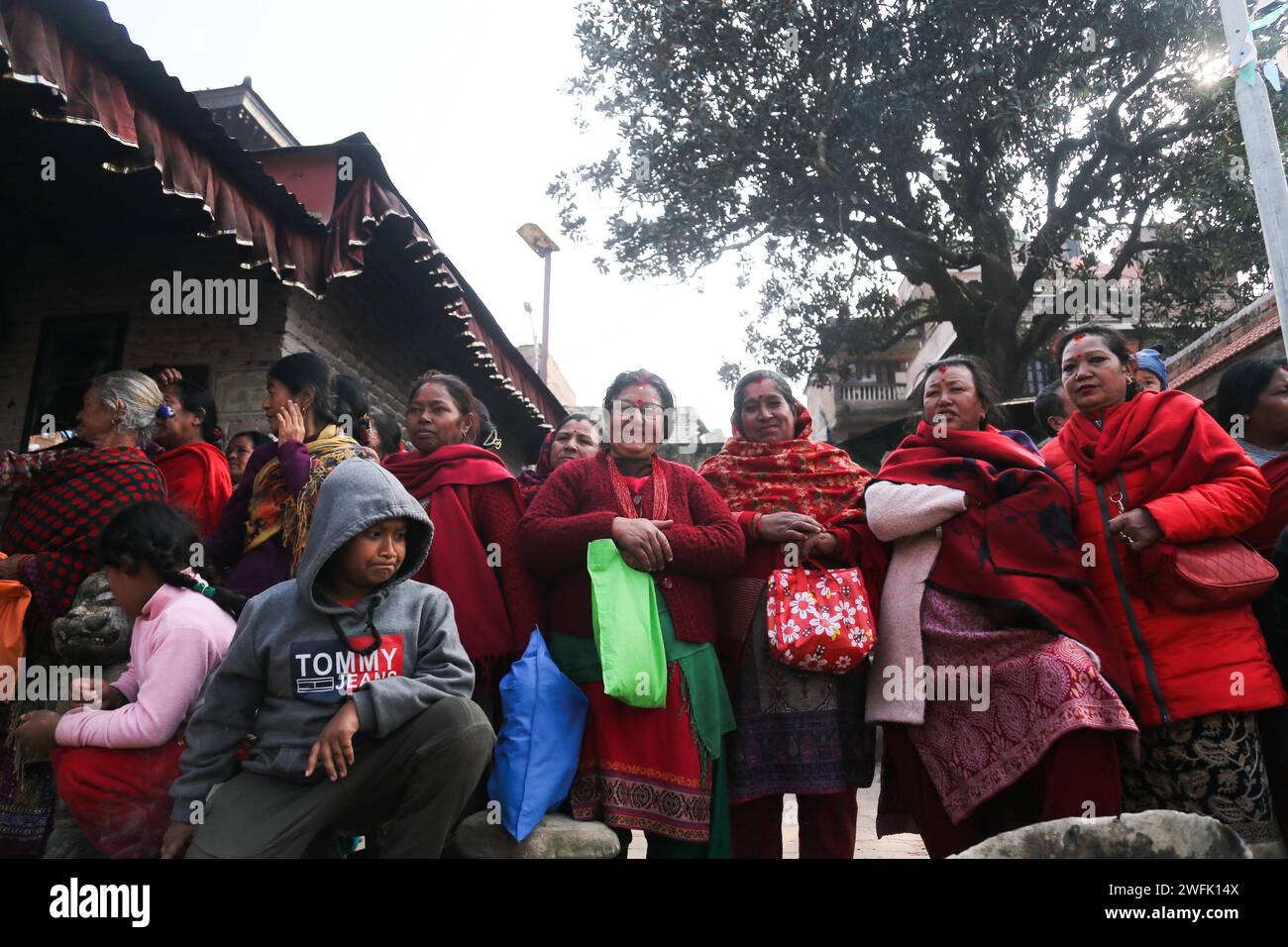 Nepal s Red God returns back to Patan Devotee offer prayers to Lord ...