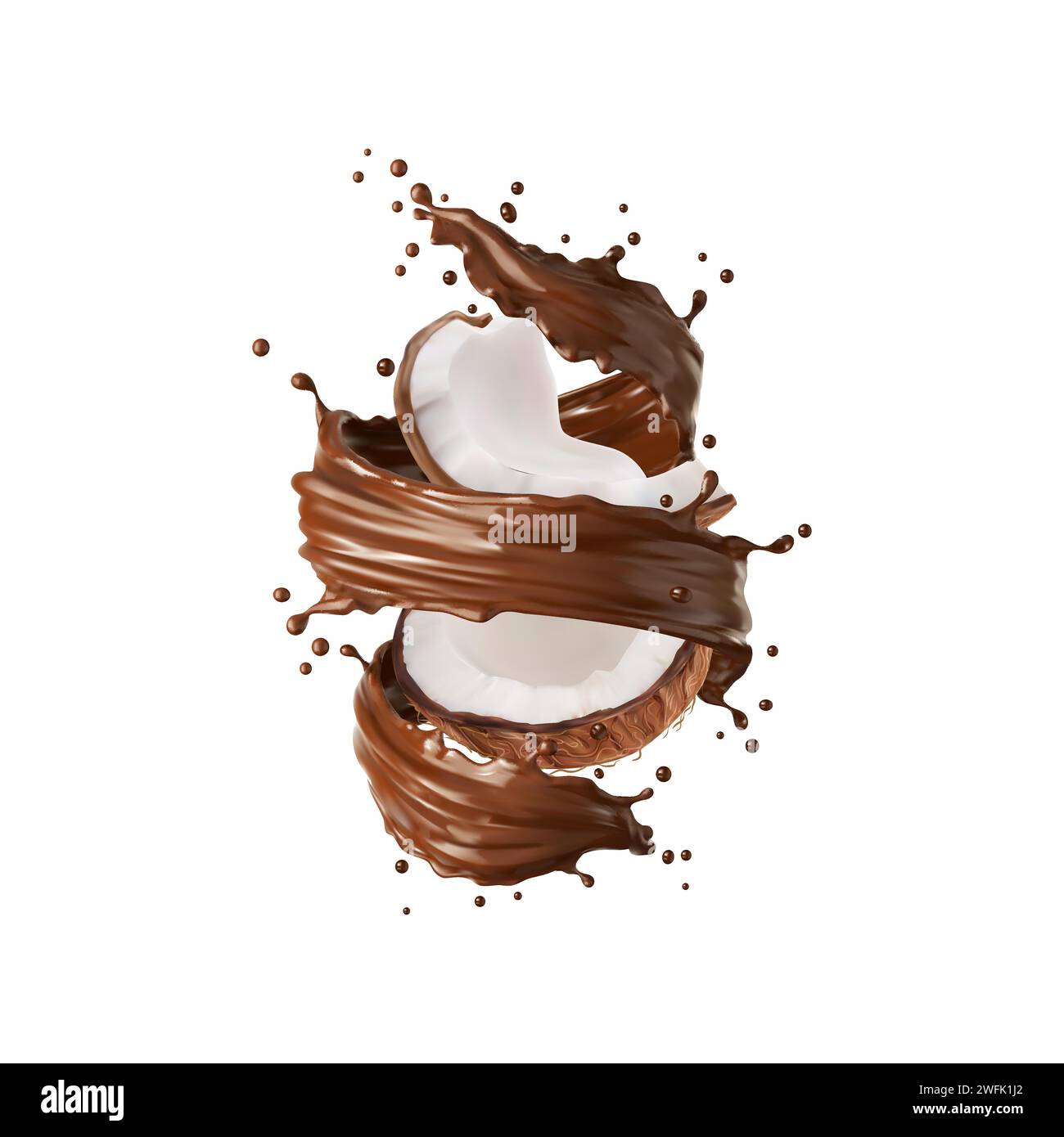 Cacao coco Stock Vector Images - Alamy