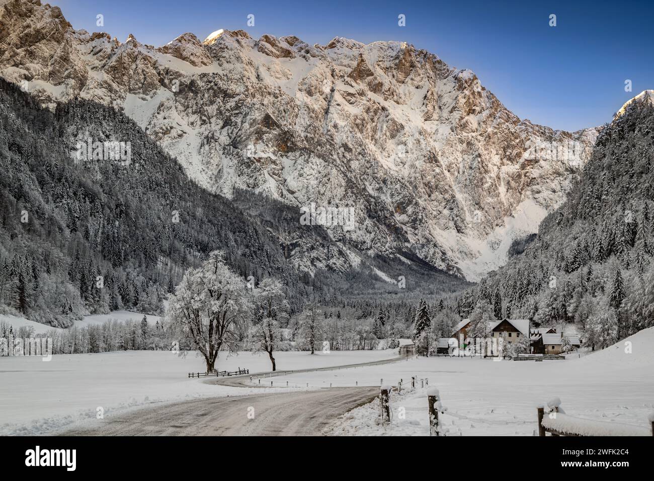 Winter in Alps Stock Photo - Alamy